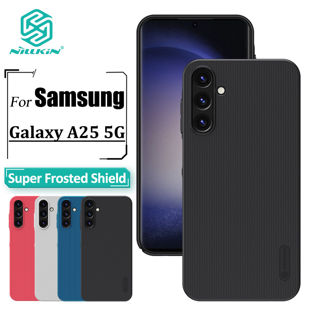 Nillkin Super Frosted Shield Case Samsung Galaxy A25 5G Case Ultra Thin Matte Hard PC Anti ...