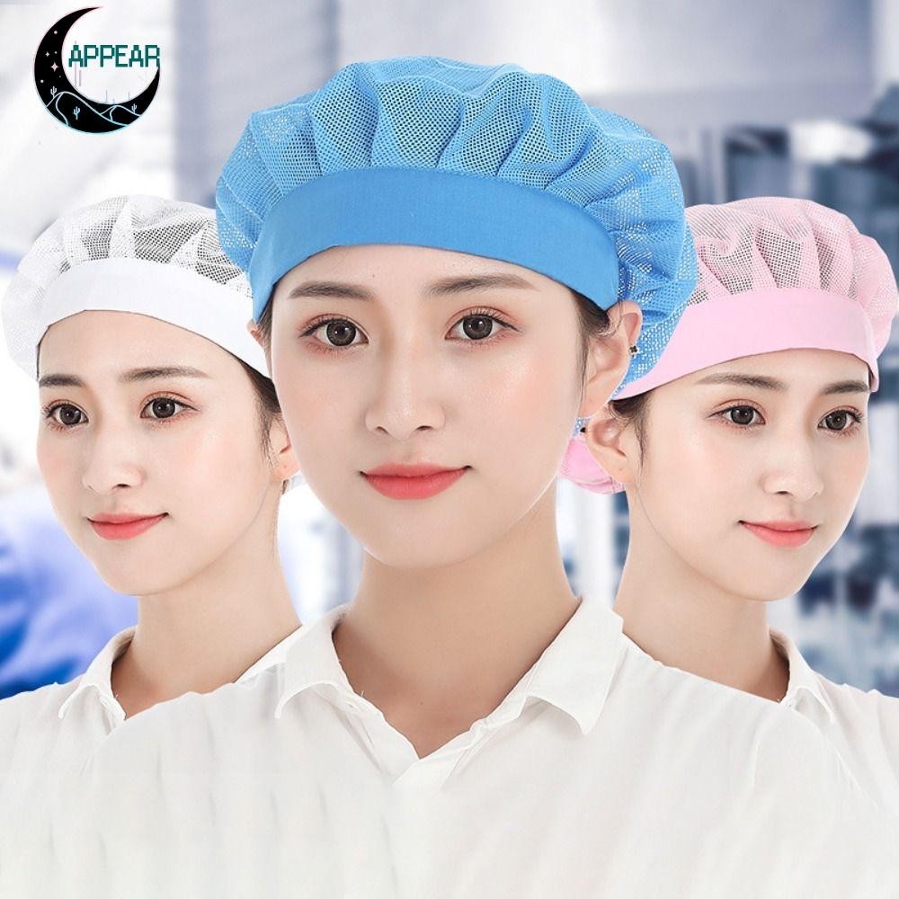APPEAR Chef Cap, Hair Nets Work Headband Cook Hat, Cooker Food Service ...