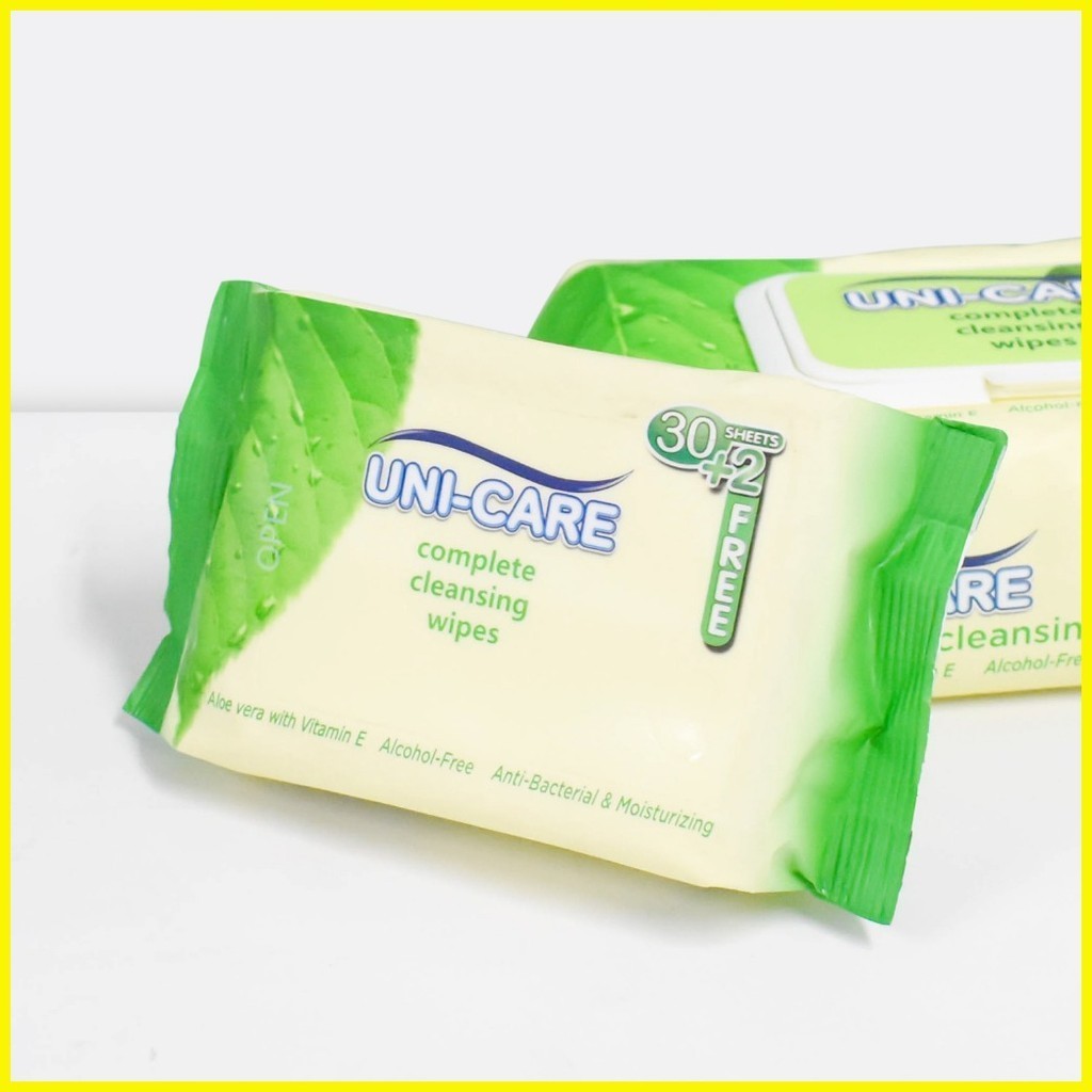 Uni-Care Complete Cleansing Wipes 32's Pack of 72 (1 Case) | Shopee ...