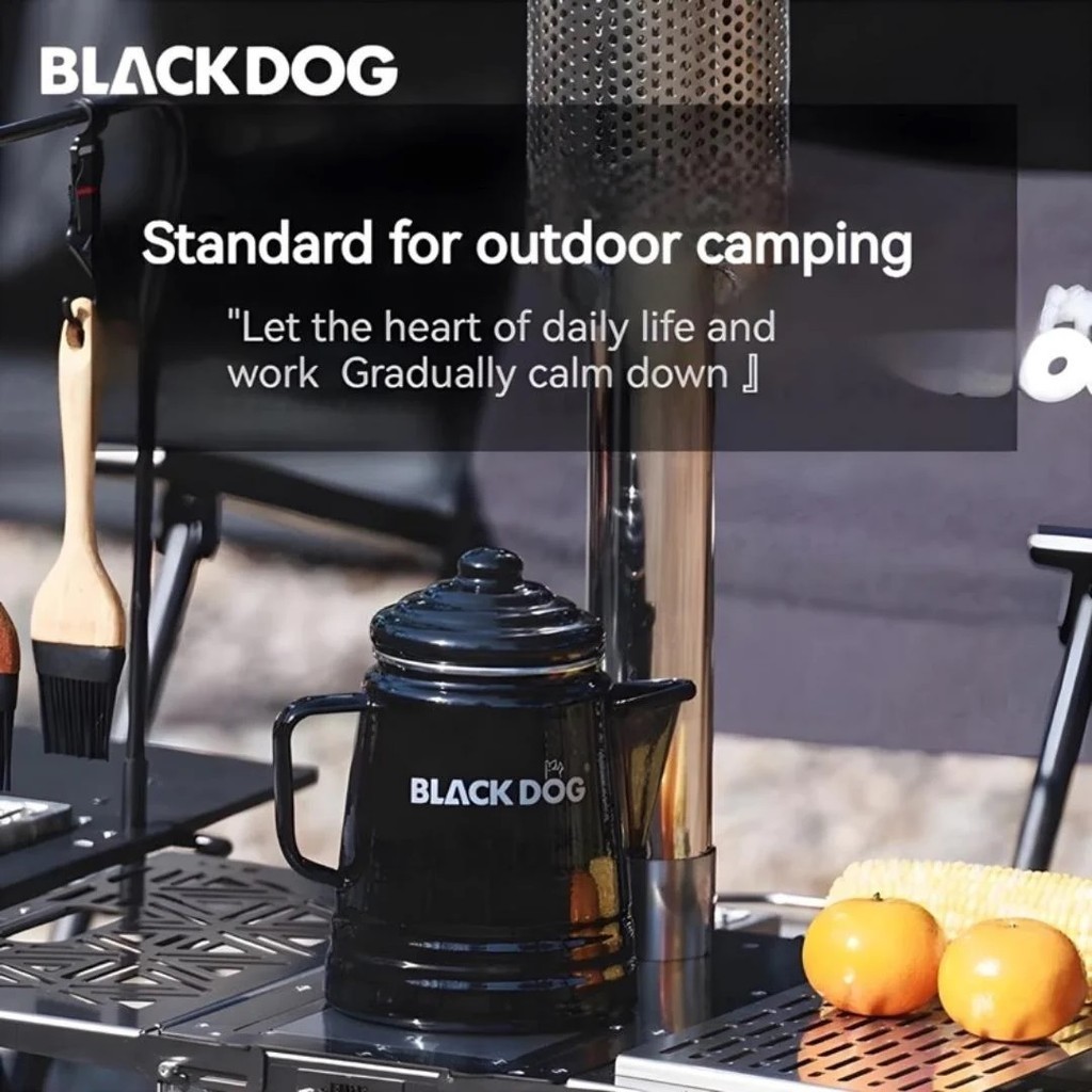 BLACK DOG 2L Enamel Coffee Pot Kettle Tea Thermos Wear Resistant ...