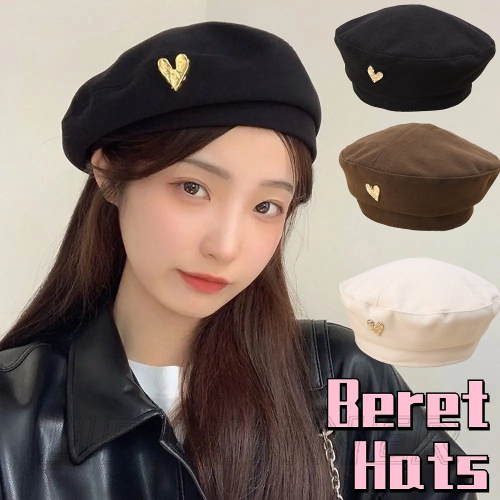 Vintage Octagonal Hat For Women Berets Caps Outside Beret Sun Painter ...