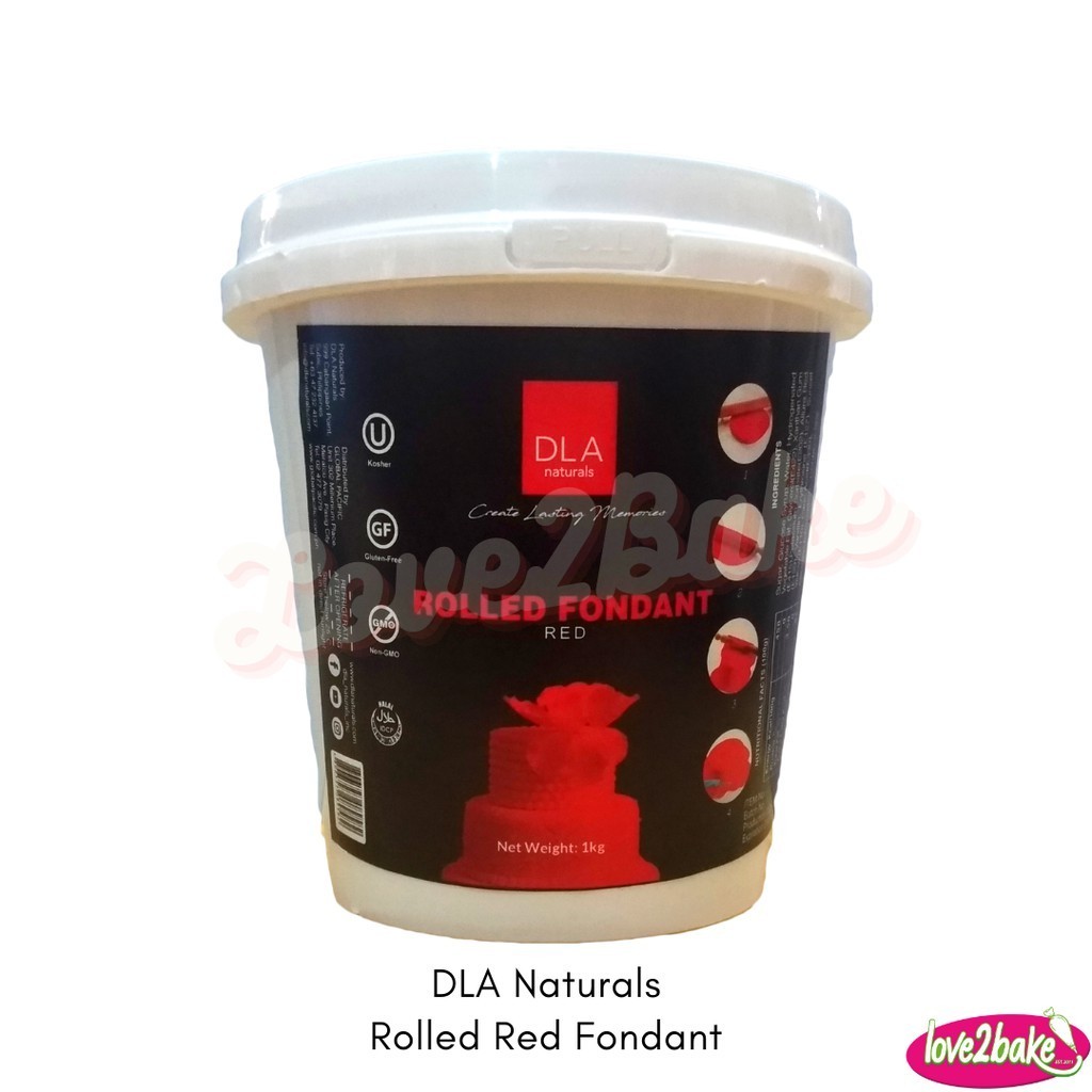 DLA Rolled Fondant - Red (1kg) | Shopee Philippines
