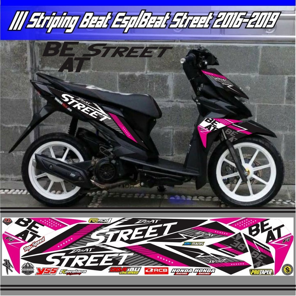 /STRIPING Striping Variations Of HONDA BEAT STREET Motorcycles/BEAT ESP ...