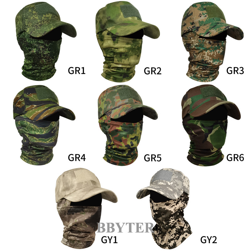 BBYTER Camouflage Hood Army Baseball Caps Army Snapback Sun Hats ...