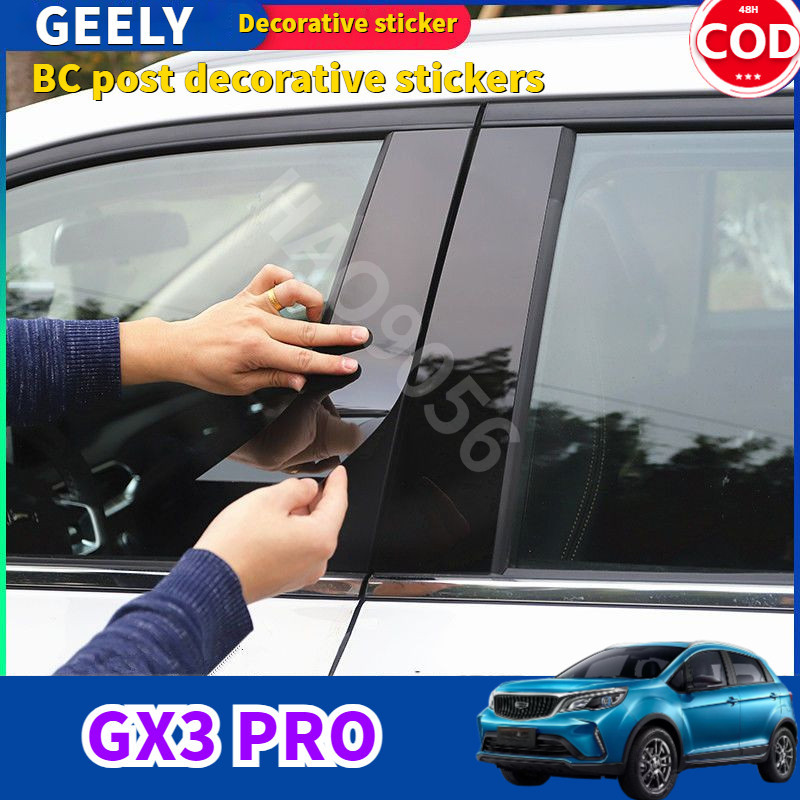 Applicable GEELY GX3 PRO BColumn Decorative Sticker Car Door and Window ...