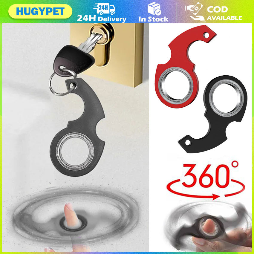 Spinner Stress Toy Creative Rotation Keychain Fingertip Spinning ...