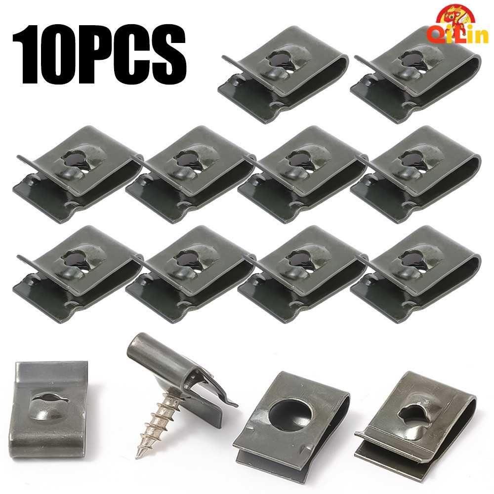 Car Self-tapping U-shaped Clips - Universal Black Car Self-tapping ...