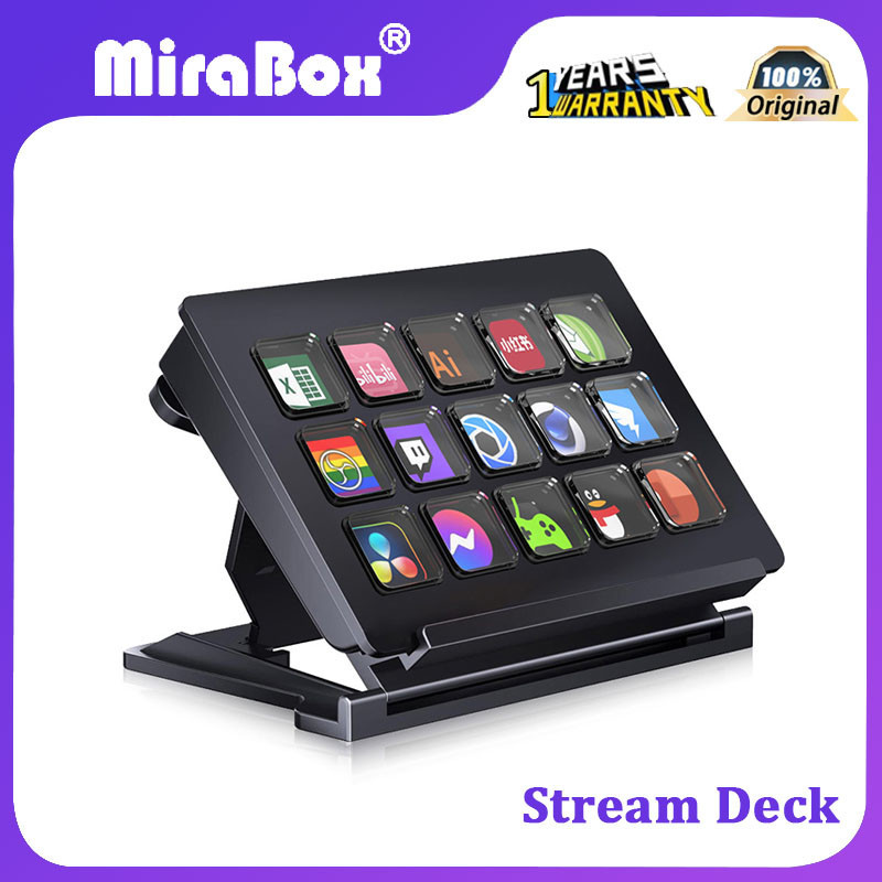 Mirabox Stream Deck with screen customization mini keyboard display ...