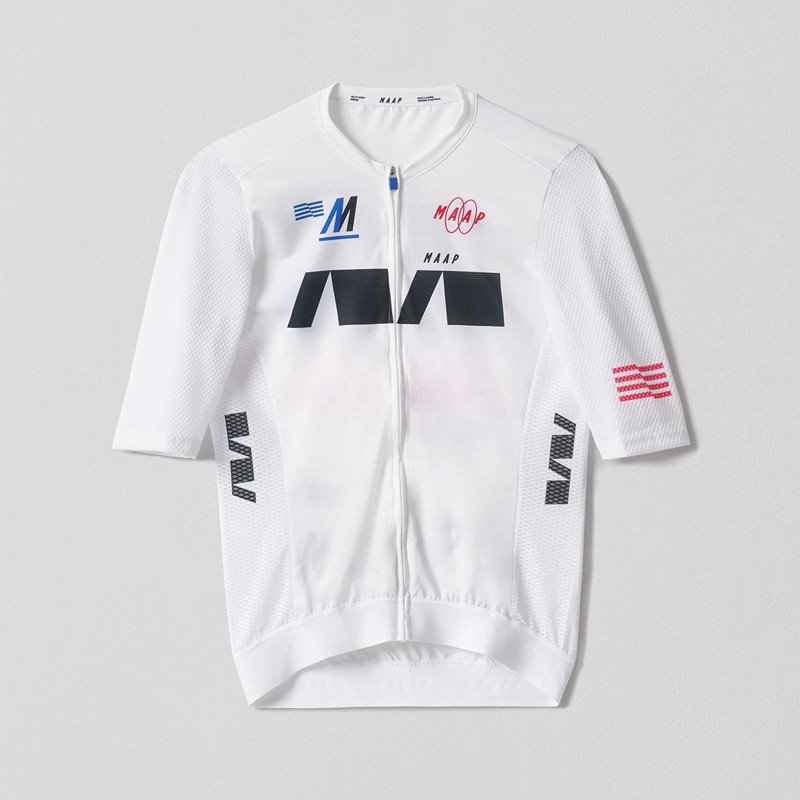 Powerband MAAP 2023 Milk Silk AERO Cycling Wear Bike Jersey Bicycle ...