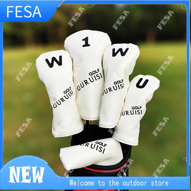 Golf Woods Headcovers Covers For Driver Fairway Putter 135UT Clubs Set ...