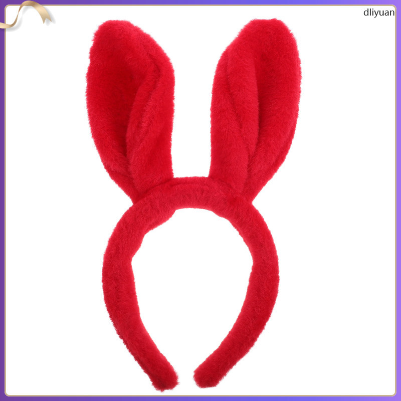 Easter Bunny Ears Headband Red Bunny Ears Hairband Easter Party ...