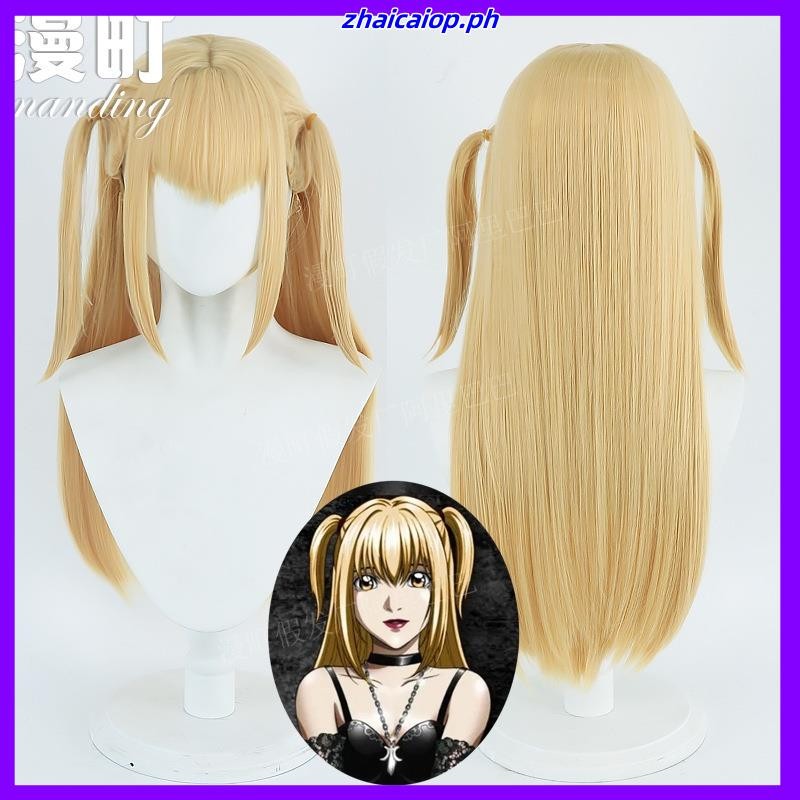 Jecarden Anime Death Note Cosplay Wig Misa Amane Women Death Note ...