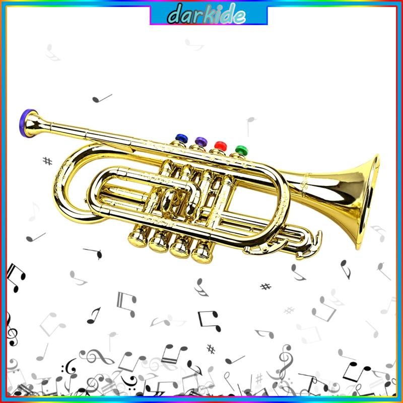 Dark Wind Instrument Gold Trumpet Trumpet Golden Coated Children ...