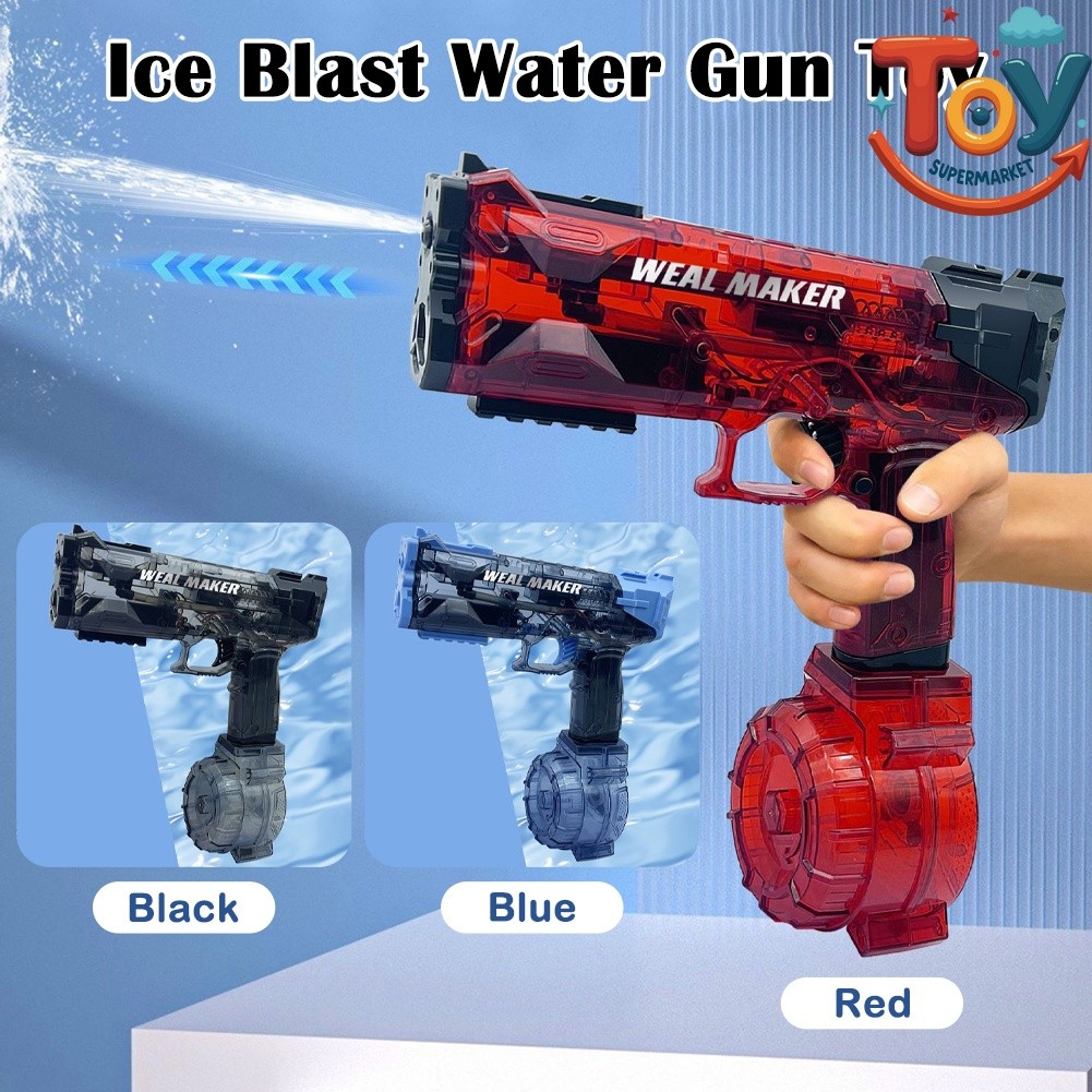 Cool Ice Blast Water Toy Fun Electric Water Outdoor Pool Toy Summer Toy ...