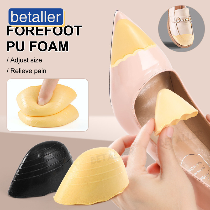 Toe Pillow High Heel Soft Forefoot Insert Toe Plug Foot Insoles Shoe ...