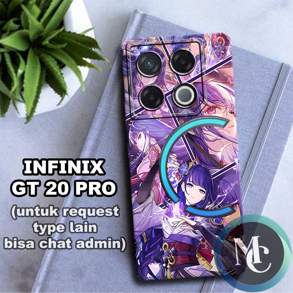 Cc15/ Flexible rubber softcase for INFINIX GT 20 PRO/ genshin impact character Motif/ INFINIX GT ...