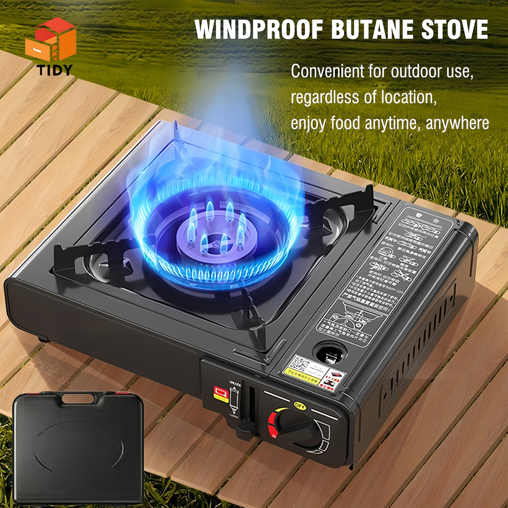 TIDY Portable Stove With Butane Gas Outdoor Portable Camping Stove ...