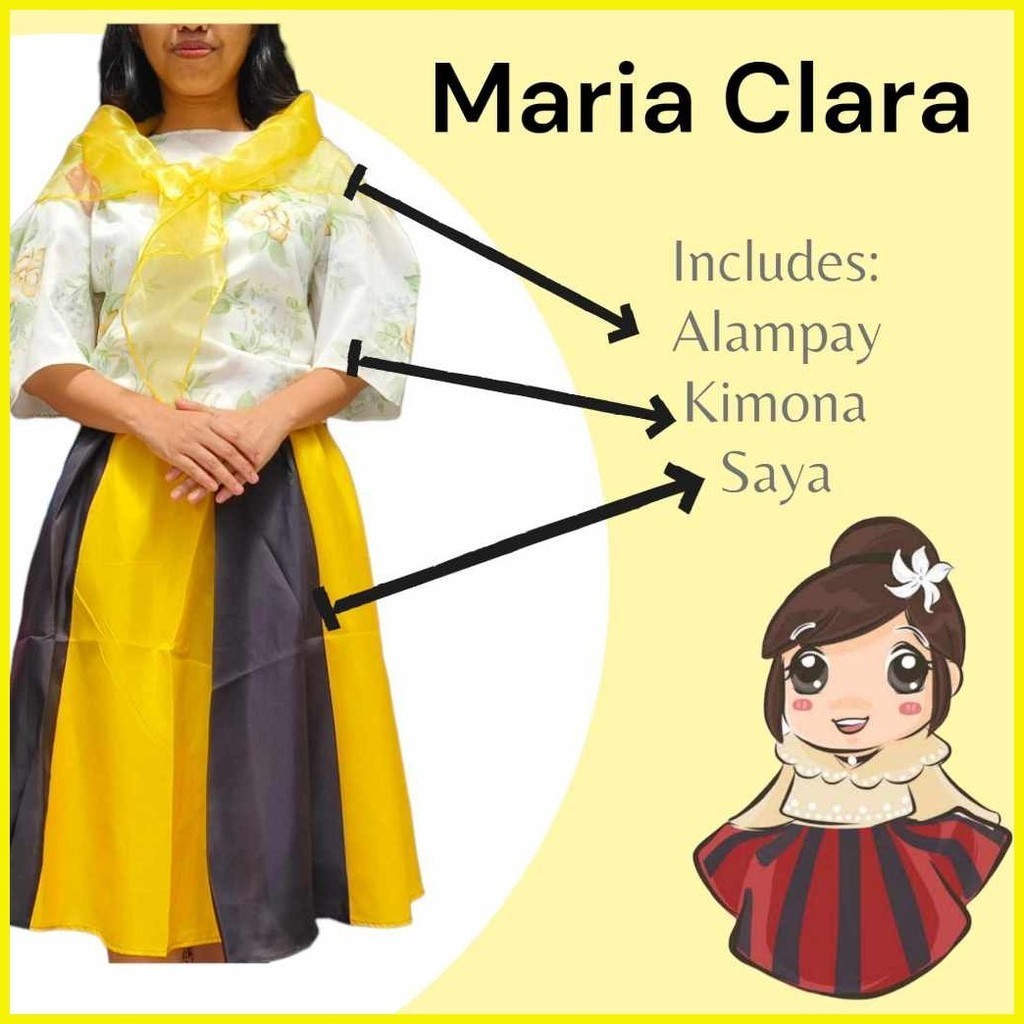 ♞1QF'S FILIPINIANA COSTUME/BAROT SAYA/BALINTAWAK/PATADYONG//MARIA CLARA ...