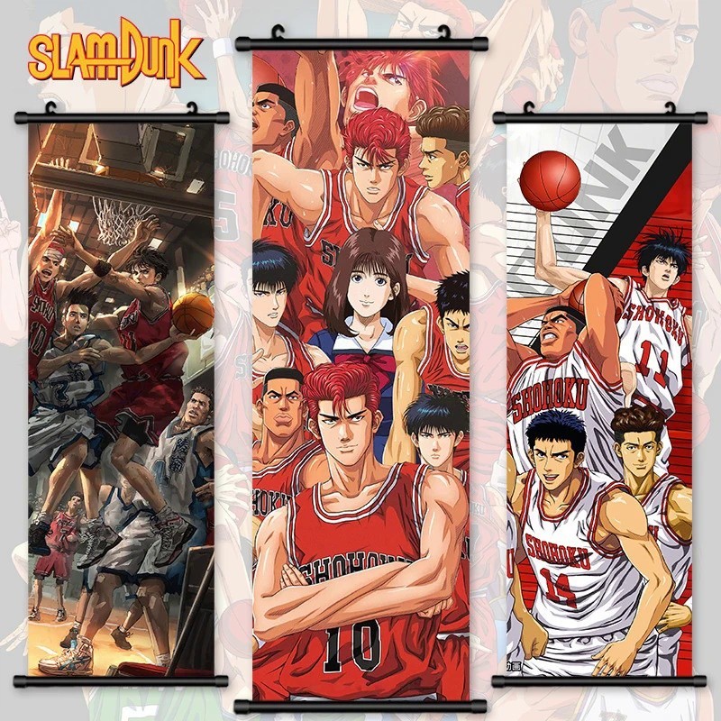 Printed Poster Anime Wall Slam Dunk Artwork JP Picture ...