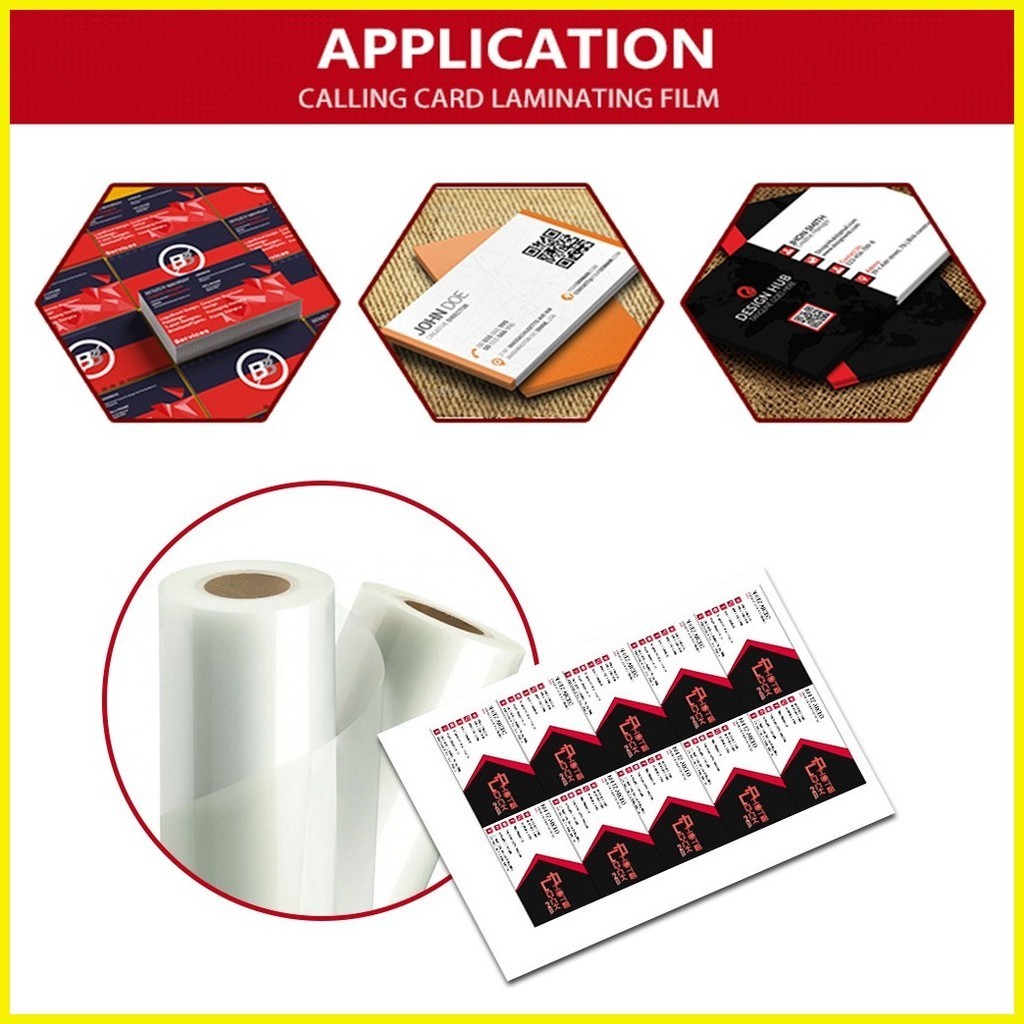 Laminating Film Roll for Calling Card Paper (30 Microns)(100meters ...