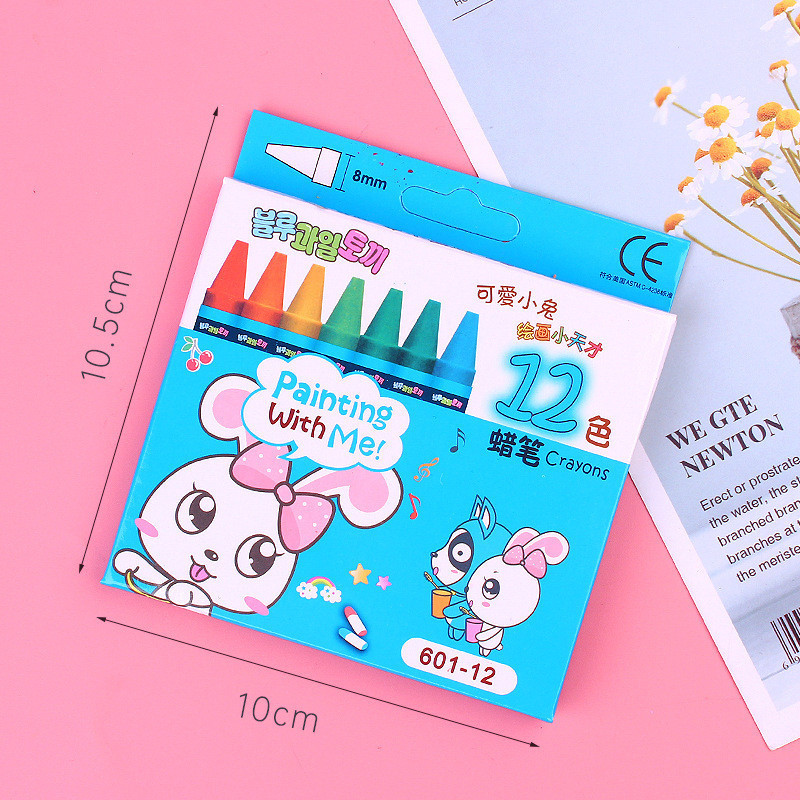 HXT 8/12/24 Colors Cute Cartoon Rabbit Crayons Student Crayons School ...