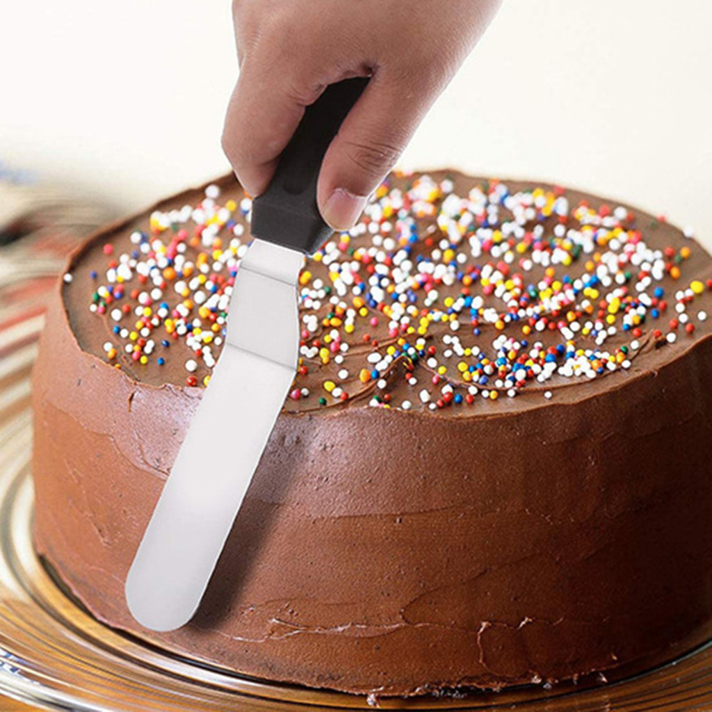 Pastry Chef Spatula Cream Spatula Stainless Steel Cake Spatula with ...