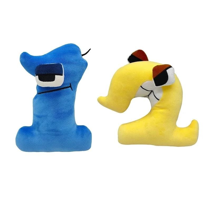1-2 Number Lore Plush Toy Character Doll Kawaii Stuffed Animal Alphabet ...