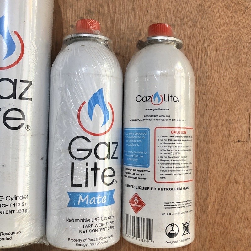 ♞Gaz Lite 230g and 330g LPG Cylinder | Shopee Philippines