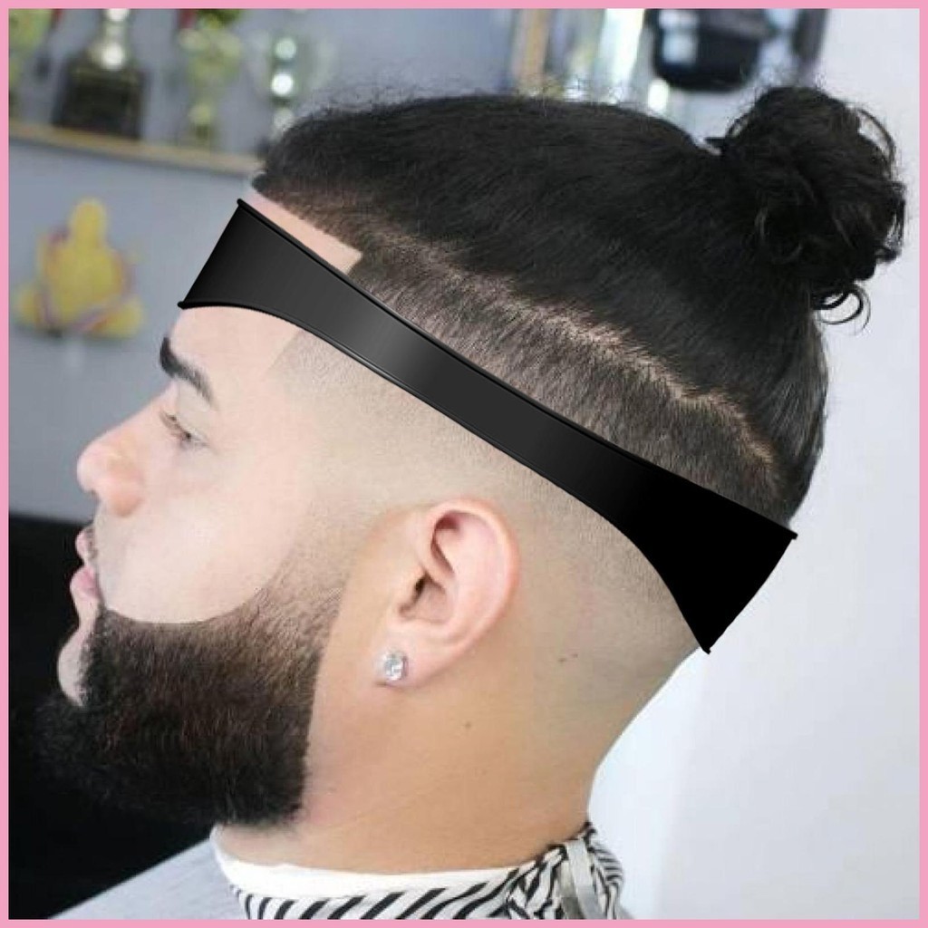 Hair Trimming Guide Fade Haircut Tool Curved Silicone Haircut Tools For ...