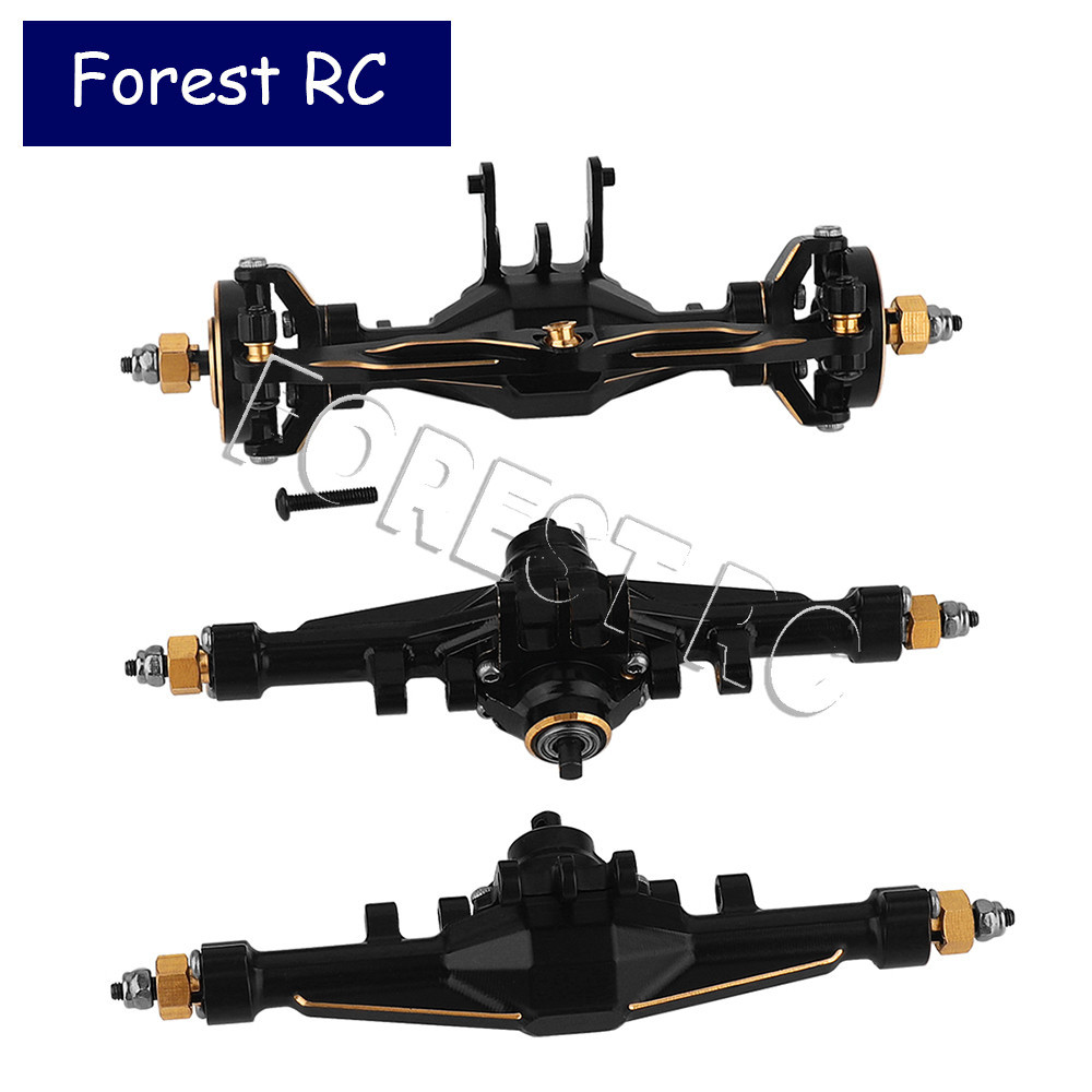 TRX4M Black Coating Full Brass Front Middle Rear Axle Assembly Kit for ...