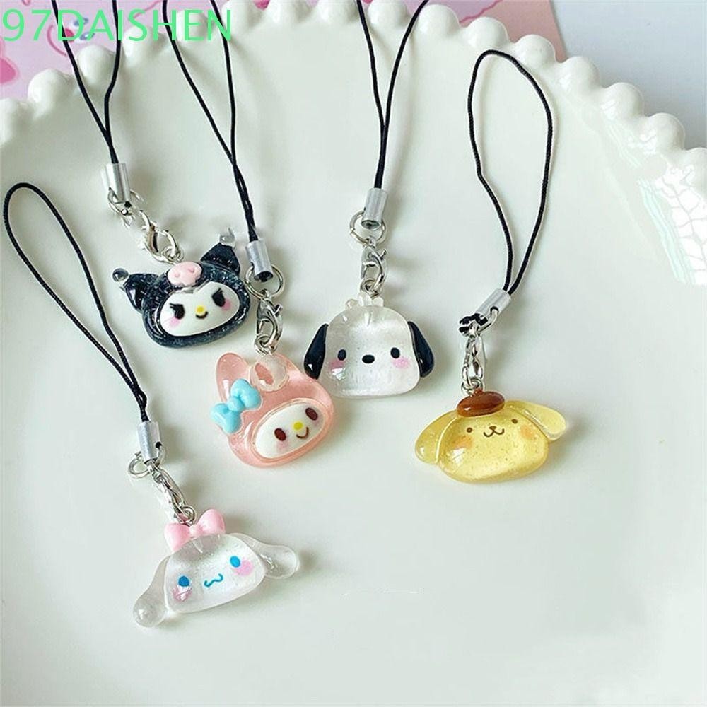 DAISHEN Mobile Phone Pendant Cinnamoroll Kawaii Bag Pendant My Melody Pachacco Kuromi Mobile ...