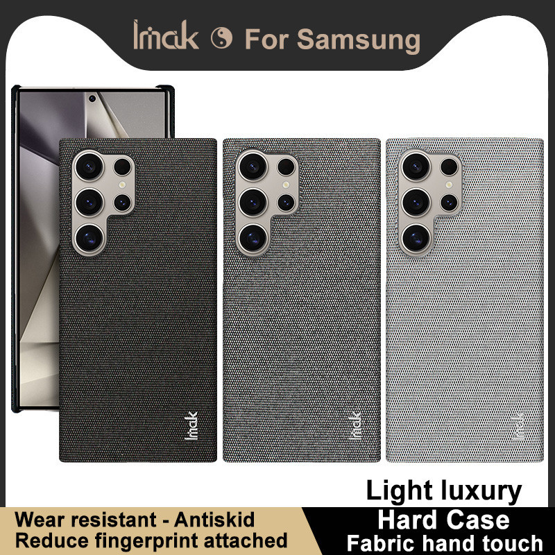 Original Imak Classic Fabric Casing Samsung Galaxy S24 Ultra Plus S24 ...