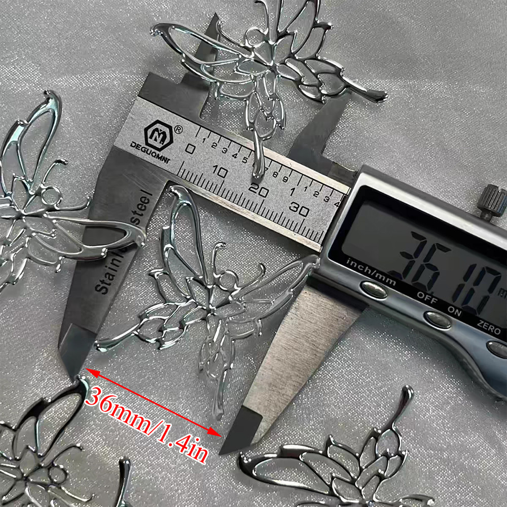 DEDETRIPE Butterfly DIY Guka Set Material Hollow Out 3D Packaging Metal ...