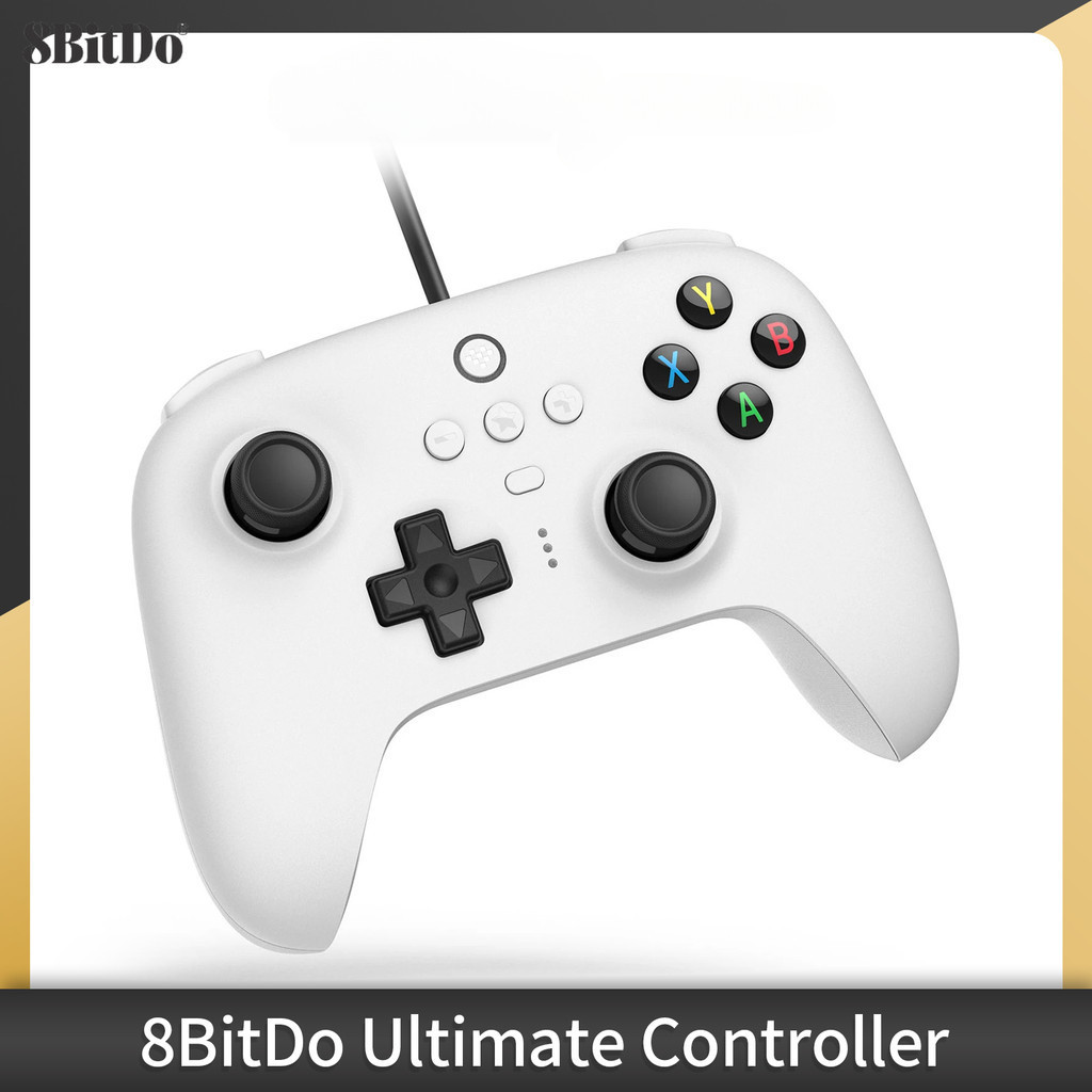 8BitDo Ultimate Controller Wired USB Gamepad with Joystick Compatible for NS Windows PC Steam ...