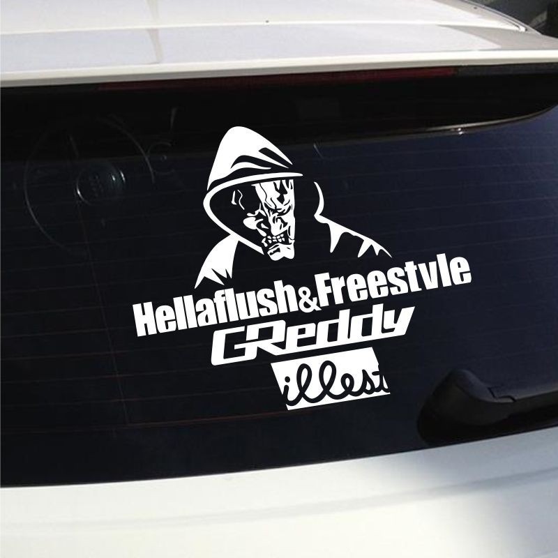 Car Sticker Modified Rear Windshield Car Sticker Japanese Modified ...