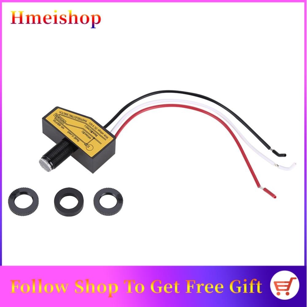 Hmeishop Photocell Switch Mini Light Switching Sensor Remote Dusk To ...