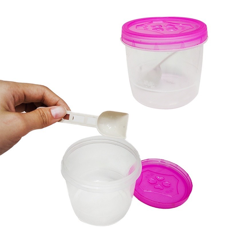 HOMEY Cannister Plastic Canister with Cap Container Food Jar Biscuit ...