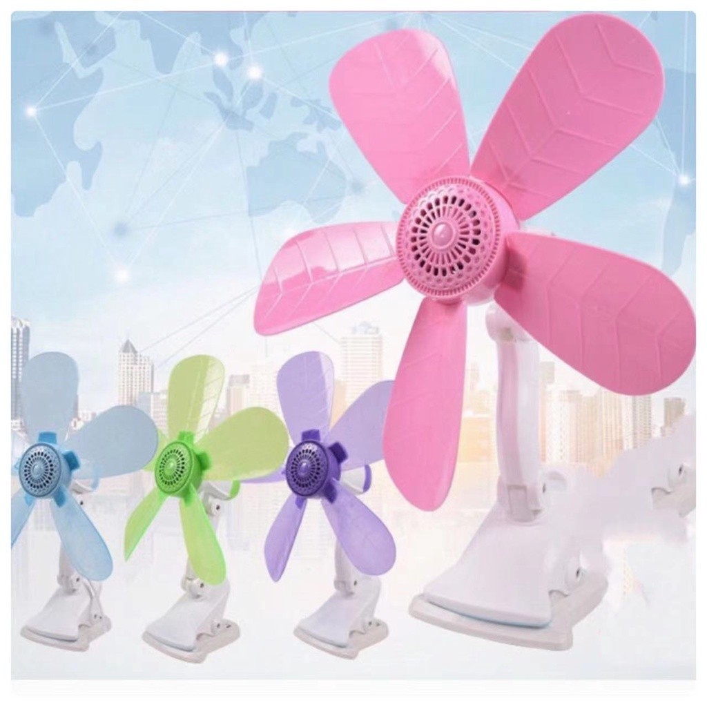 Table Clip Fan 5 Blades Mini Home Electricfan portable desk/table fan ...