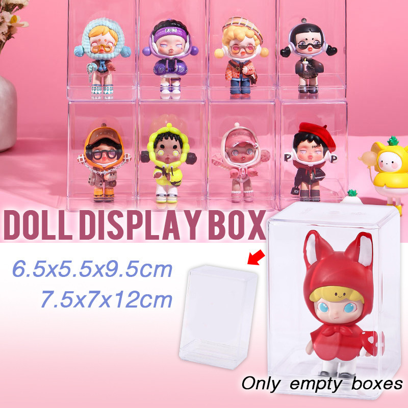 Acrylic Doll Case Transparent Action Display Storage Box for Doll ...