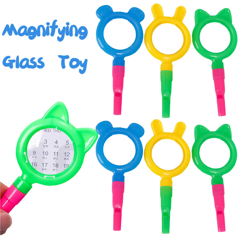 Children Optical Detective Toy Clear Experiment Magnifying Glass ...