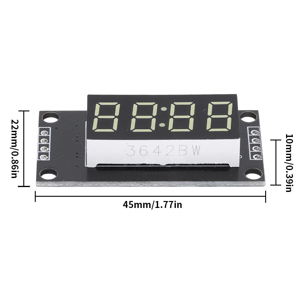 4-Digit Digital Display Module 0.36in TM1637 Digital Tube 7 Segments ...