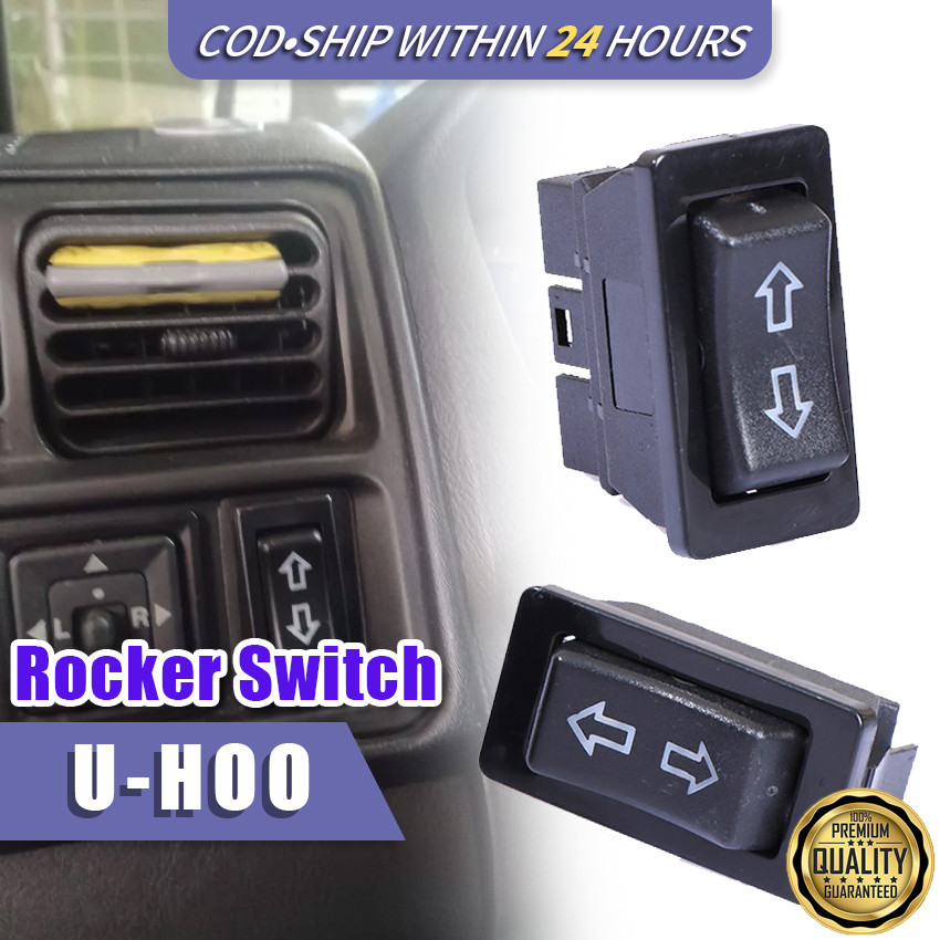 Car Window Switch Power Window 12V Momentary 5 Pins DC Universal Switch ...