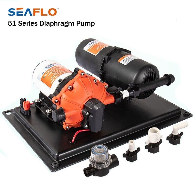 SEAFLO RV Stabilized Water Supply System Diaphragm Pump With 1L ...