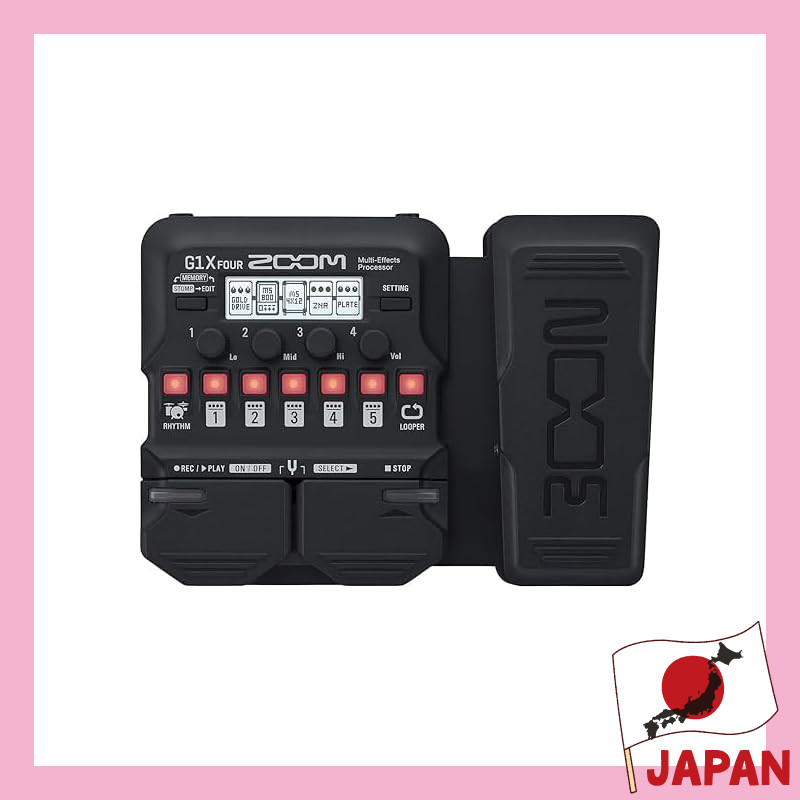 Ships from Japan. ZOOM G1X FOUR Multi-Effects Pedal for Guitar - Black ...
