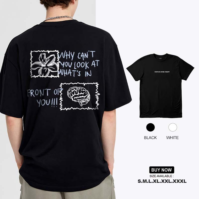 Singer Series - NIKI - Unisex Cotton Shirt Black and White Casual Crew ...