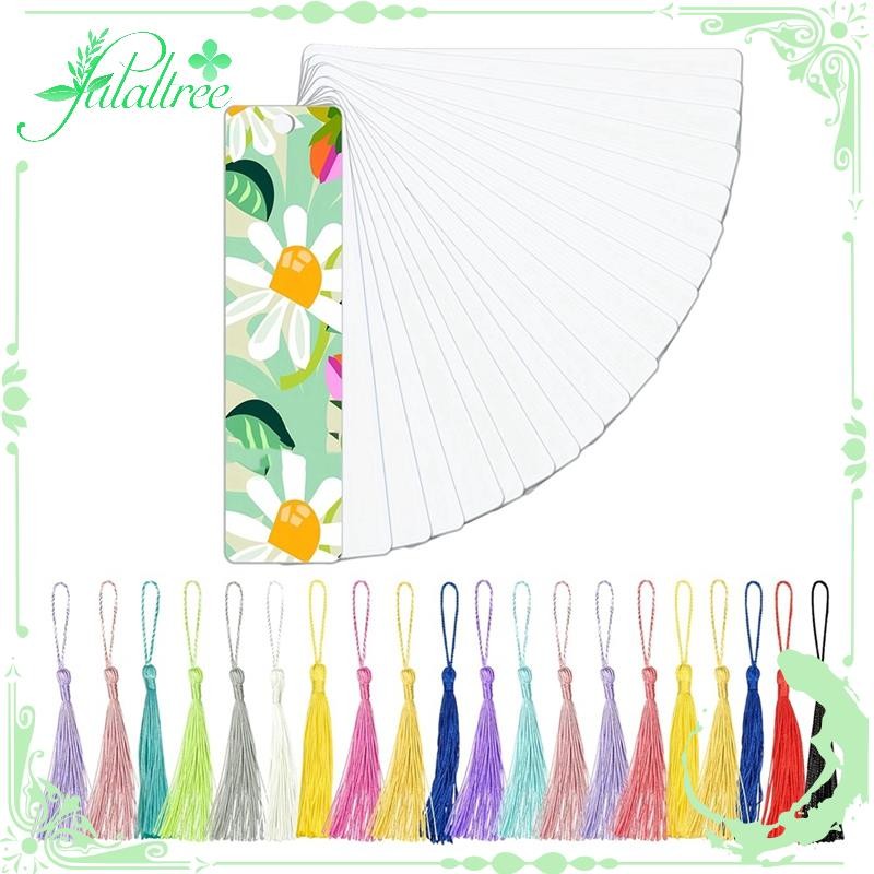 【fulaltree】Bulk Blank Sublimation Bookmark with Tassels Double Sided ...