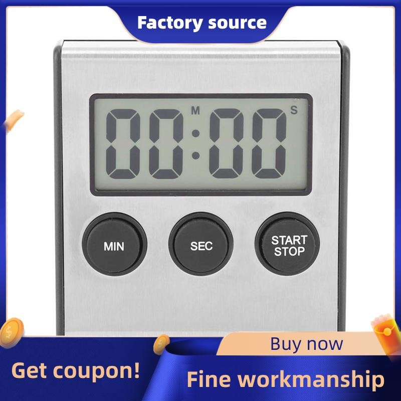Kitchen Digital Timer Cooking Timer Multi-Function Timer with Magnet on the Back and Wall ...