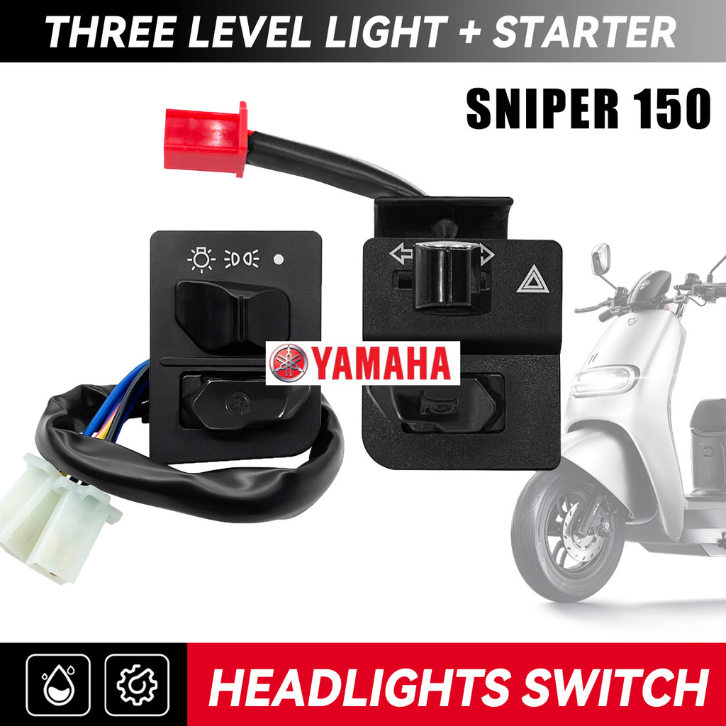 SNIPER 150 HANDLE SWITCH 3 WAY HORN STARTER TURN SIGNAL-RH/LH | Shopee ...