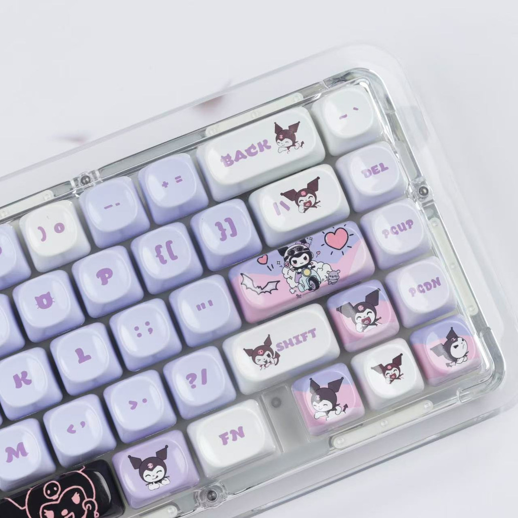 Kulomi Keycaps Cute Personality Imitation Ceramic Keycaps Smooth Glazed ...