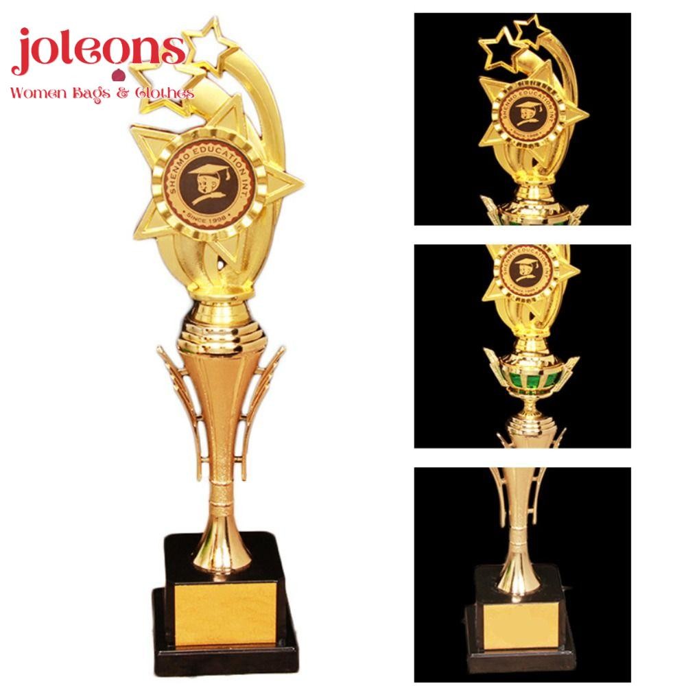 JOLEONS Award Trophy, Golden Plating Stars Reward Cup, Competition ...